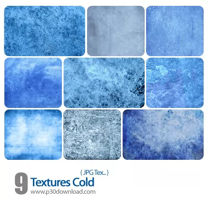دانلود بافت آبی رنگ، رنگ سرد Textures Cold