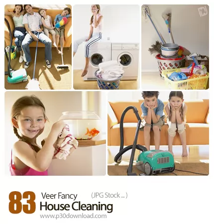 دانلود مجموعه تصاویر با کیفیت تمیزکاری خانه Veer Fancy House Cleaning