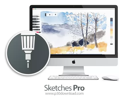 دانلود Sketches Pro v6.4 MacOS نرم افزار ساخت نقاشی های زیبا برای مک