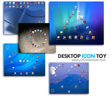 دانلود Desktop Icon Toy 5.0 مرتب سازی و تغییر چیدمان آیکون های دسکتاپ