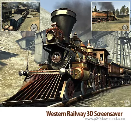 Railway 3d Screensaver Western TRAINZland RWS Duck (GWR 57xx)