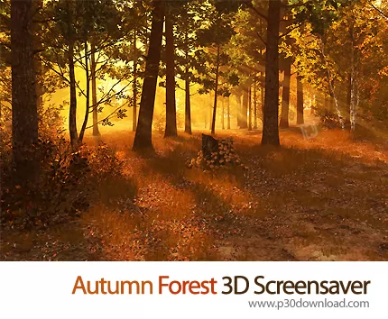 دانلود Autumn Forest 3D Screensaver 1.0.0.1 اسکرین سیور جنگل پاییزی