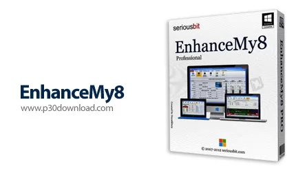 دانلود SeriousBit EnhanceMy8 Pro+Free 1.3.1 مدیریت و نگهداری از ویندوز 8