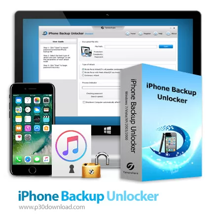 دانلود Tenorshare iPhone Backup Unlocker Profesional 4.1.0.0 بازیابی ...