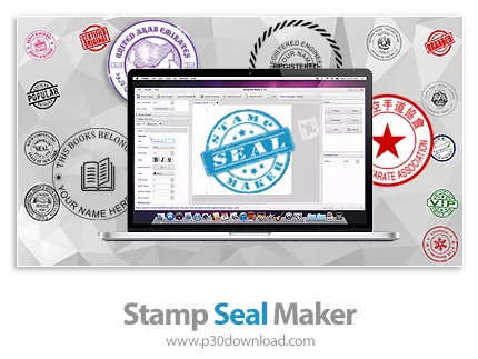 Stamp Seal Maker 3.189 طراحی برچسب های مخصوص مهروموم و تمبر