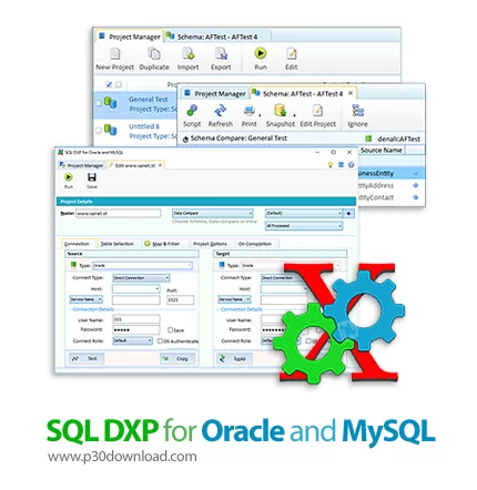 دانلود SQL DXP for Oracle and MySQL 6.6.0.170 مقایسه و همگام سازی ...