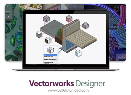 دانلود Vectorworks Designer 2021 SP1+InteriorCAD 2021 F2 طراحی مهندسی و ...