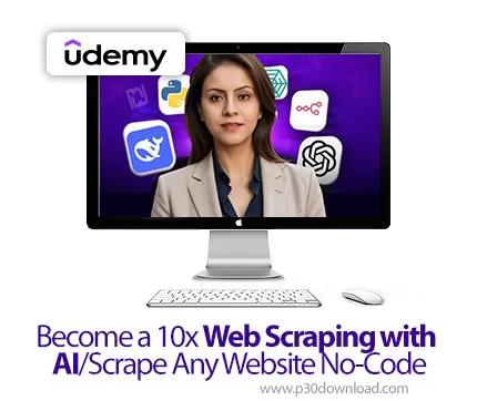 دانلود Become a 10x Web Scraping with AI/Scrape Any Website No-Code ...