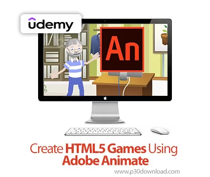 دانلود Create HTML5 Games Using Adobe Animate آموزش ادوبی انیمیت