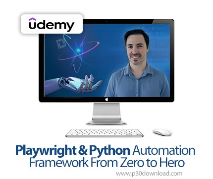 دانلود Playwright & Python Automation Framework From Zero to Hero آموزش ...