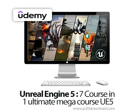 دانلود Unreal Engine 5 : 7 Course in 1 ultimate mega course UE5 آموزش ...