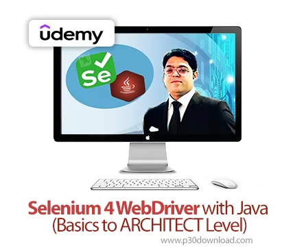 دانلود Selenium 4 WebDriver with Java (Basics to ARCHITECT Level) آموزش ...