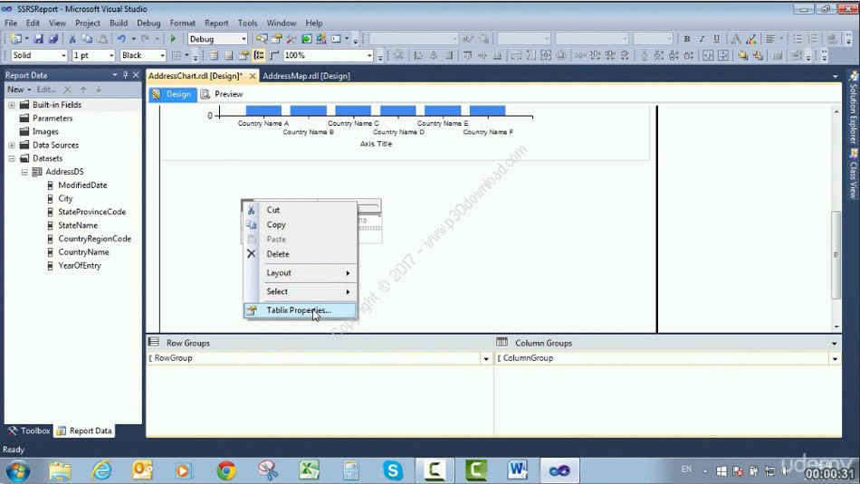  Udemy Microsoft SQL Server Reporting Services SSRS 