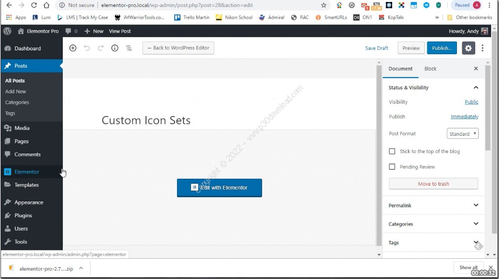  Udemy Learn Elementor WordPress Front End Developme