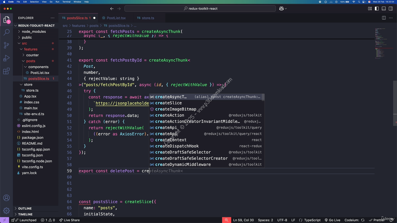 دانلود React Js And Typescript Build Real Projects Redux Toolkit آموزش ری‌اک