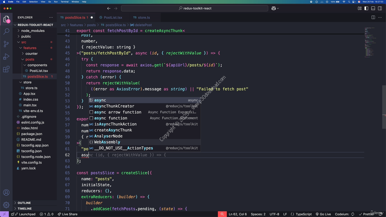 دانلود React Js And Typescript Build Real Projects Redux Toolkit آموزش ری‌اک
